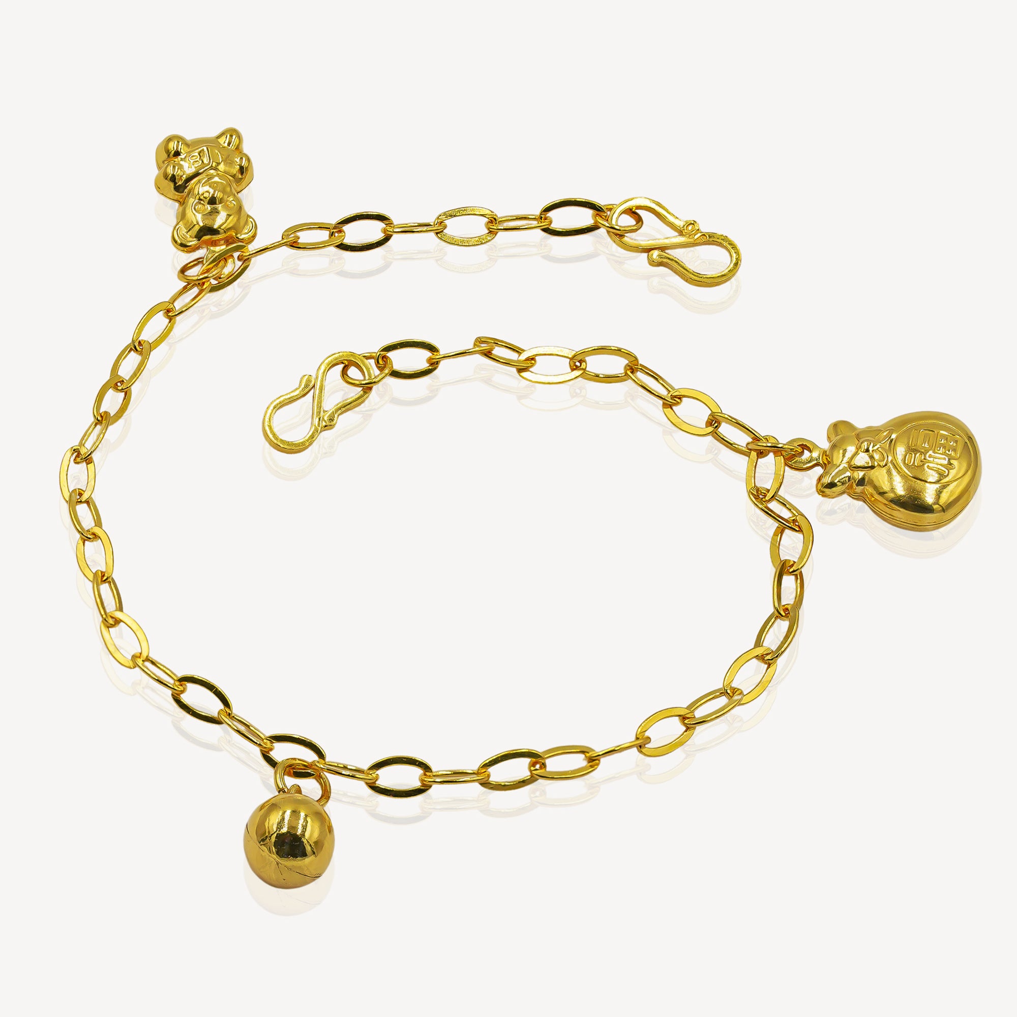 Gold Anklets | JJ Gold jewellery