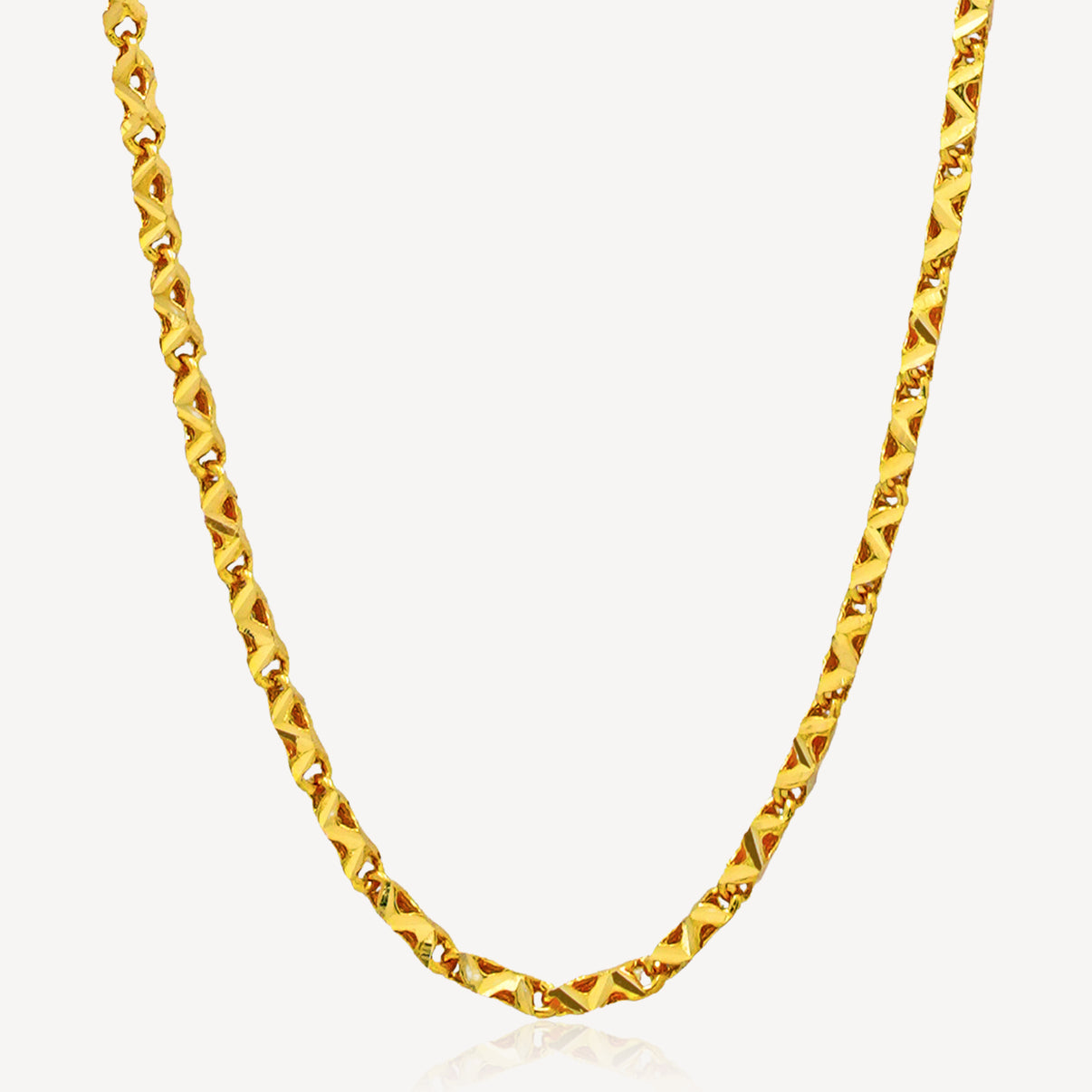 916 Gold Super V Chain