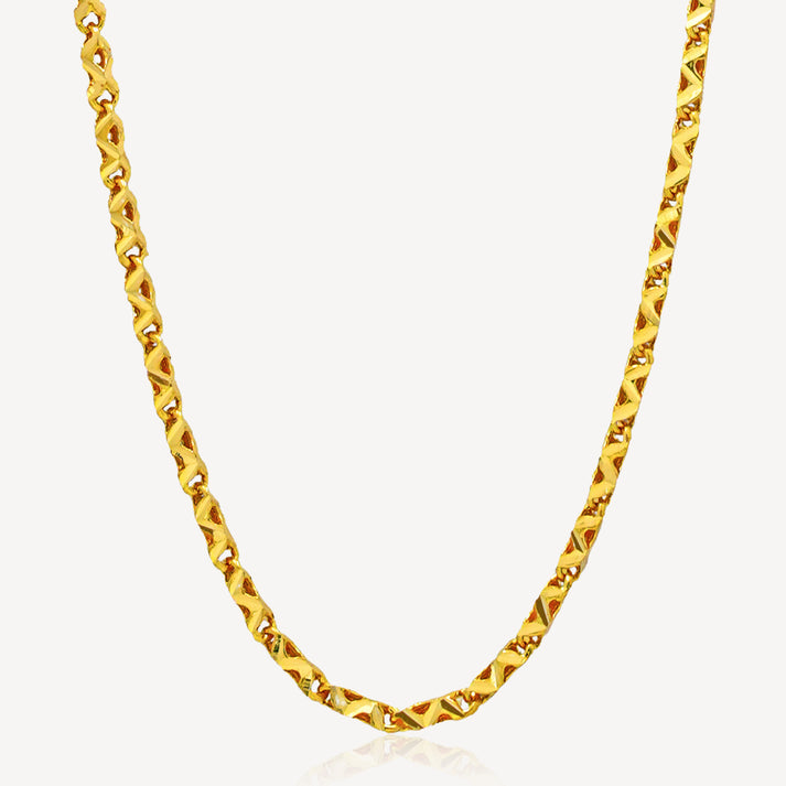 916 Gold Super V Chain