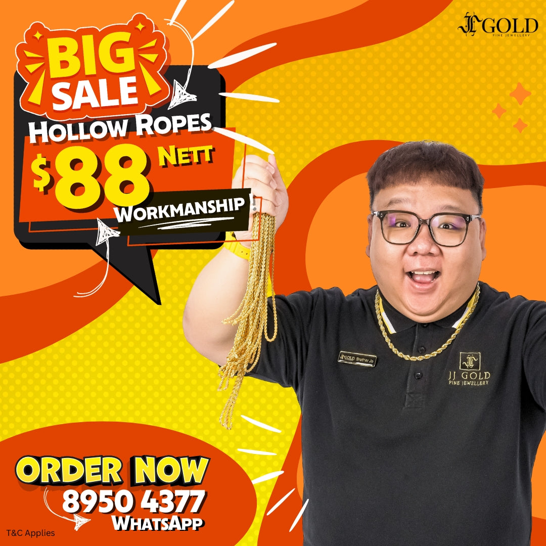 Gold Jewellery in Singapore – JJ Gold